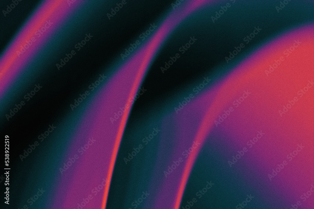 Abstract Gradient With Thermal Heatmap Effect And Grain Texture Futuristic Background Stock