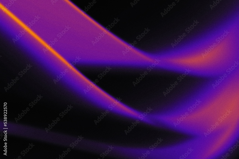 Abstract Gradient With Thermal Heatmap Effect And Grain Texture Futuristic Background Stock