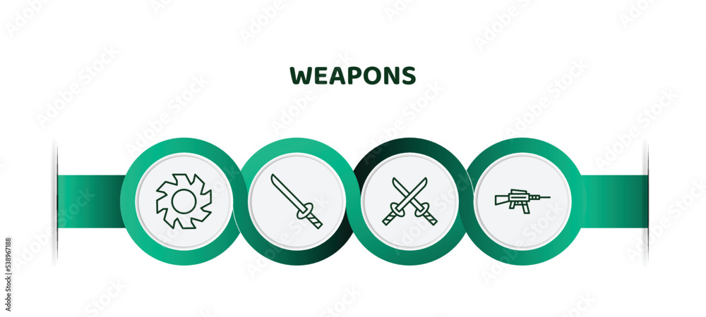 editable thin line icons with infographic template. infographic for ...