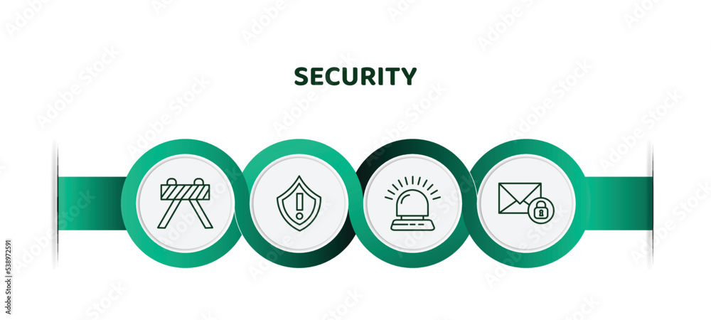 editable thin line icons with infographic template. infographic for ...