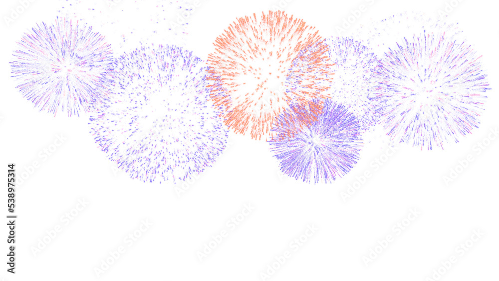 fireworks celebration isolated background. Stock Illustration | Adobe Stock