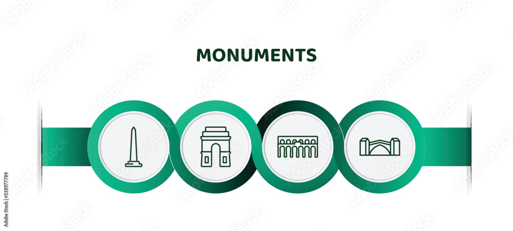 editable thin line icons with infographic template. infographic for ...