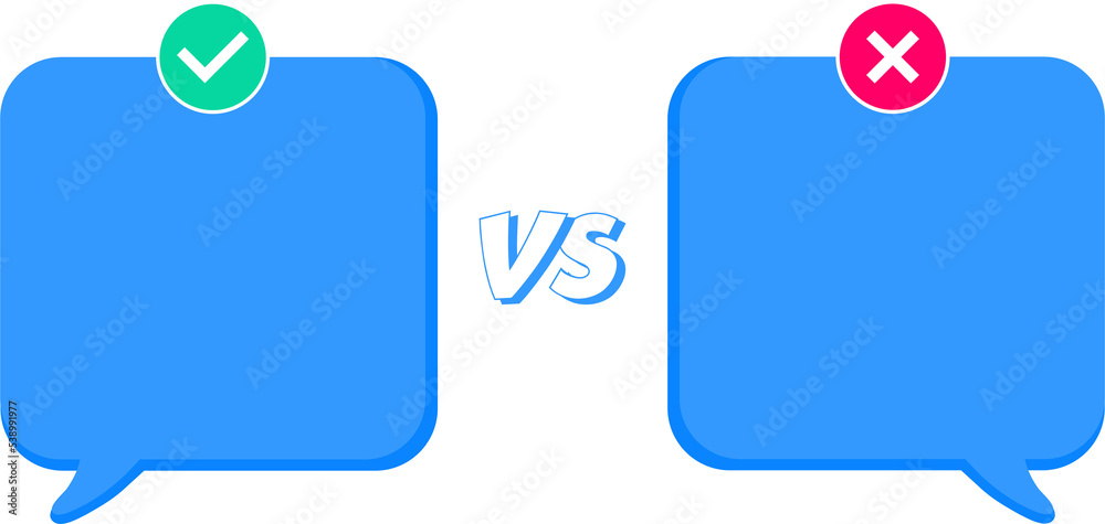 Facts vs myths versus battle background with check mark and cross mark ...