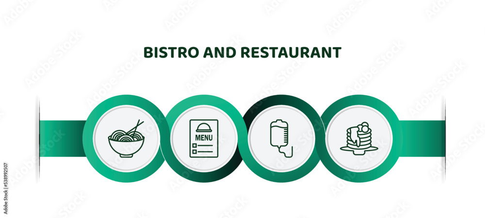 editable thin line icons with infographic template. infographic for ...