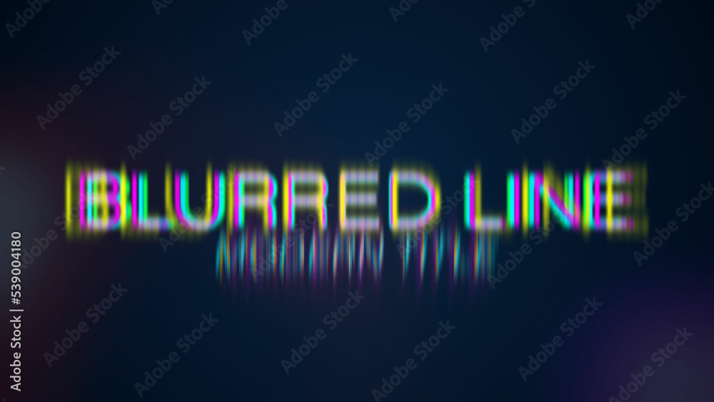 Blurred Line Text Reveal Stock Template | Adobe Stock