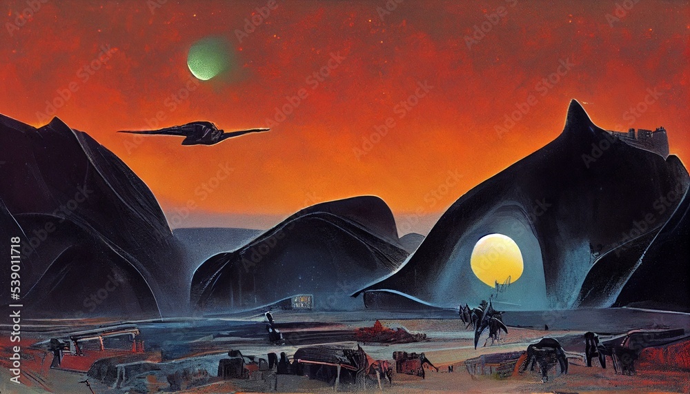 Alien city scifi, science fiction, other worlds, alien civilization ...