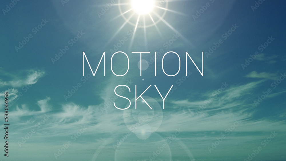 Motion Sky and Sun Generator Stock Template | Adobe Stock