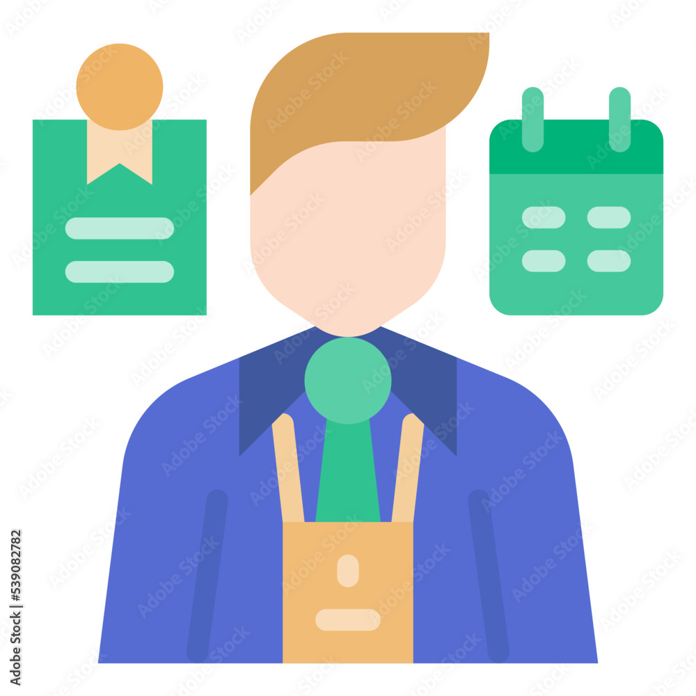internship icon Stock Vector | Adobe Stock