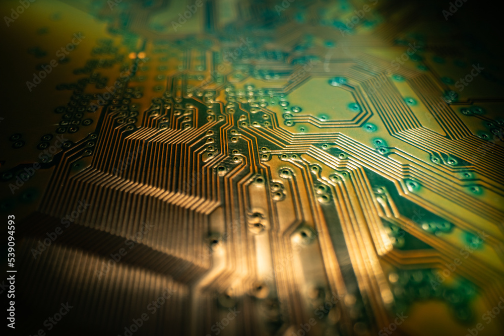 Circuit board background. Electronic circuit board texture. Computer ...