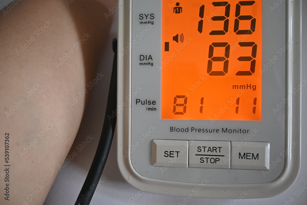numbers and color indicators for early-stage high blood pressure ...