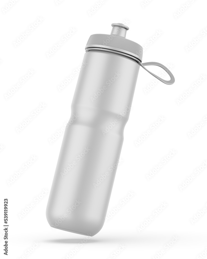 Sport blank sipper bottles for water isolated on white background for ...
