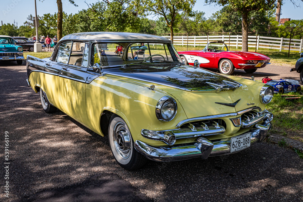 1956 Dodge Custom Royal Lancer 4 Door Sedan Stock Photo | Adobe Stock