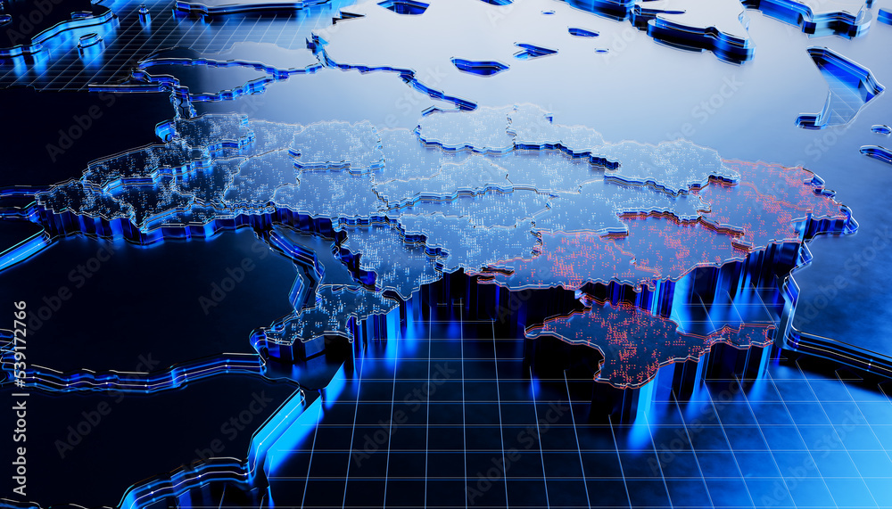 Ukrainian digital map, military operations map, war 2022, Ukraine map ...