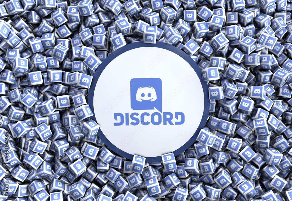 discord, social media 3d icon Stock Photo | Adobe Stock
