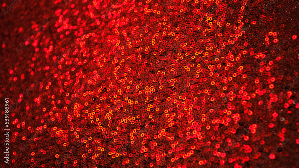 Shiny red sequin fabric for wallpaper, texter, pattern, backdrop ...