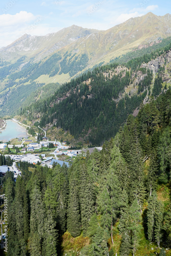 Stausee Tauerndorf Enzingerboden im Stubachtal, Uttendorf in Österreich ...