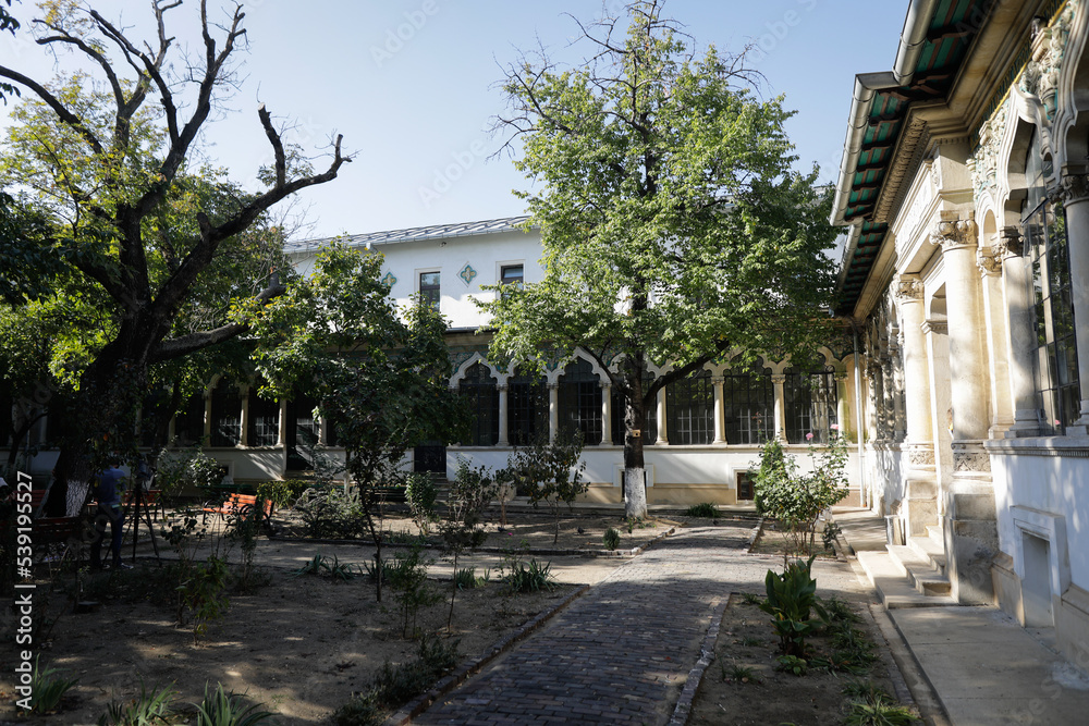 Details with the interior of Scoala Centrala National College (high school) in Bucharest ...