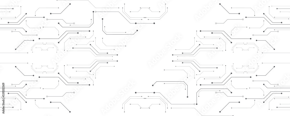 Gray and white technology background image Line design for ...