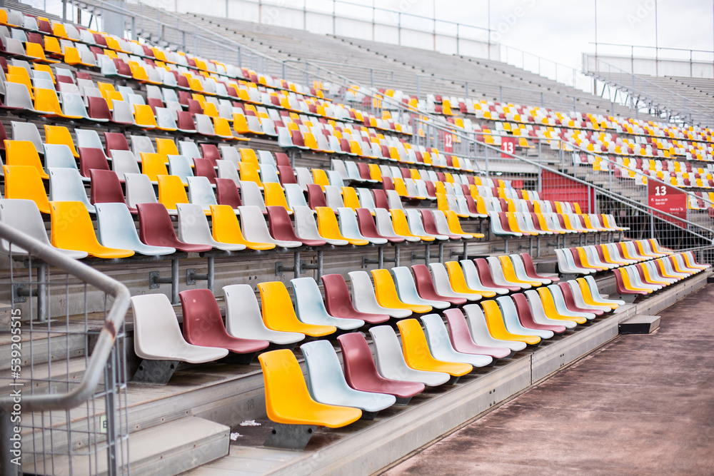 grandstand stadium seating Stock Photo | Adobe Stock