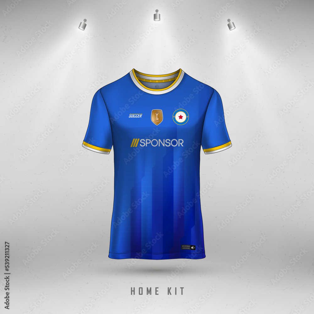 Sports shirt design ready to print - Football shirt for sublimation ...