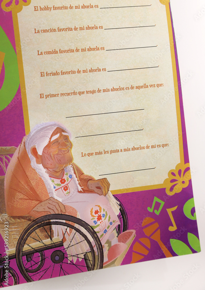 Grandma Coco. Children's activity magazine with the theme of the movie ...
