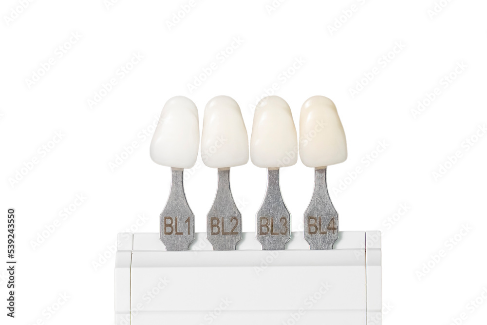 Tooth Dental whitening, Shade guide bleach color bleaching, quality ...