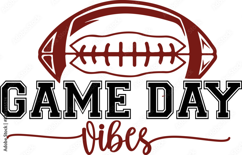 Game Day Vibes,Football svg Bundle, Football Game Day svg, Funny ...