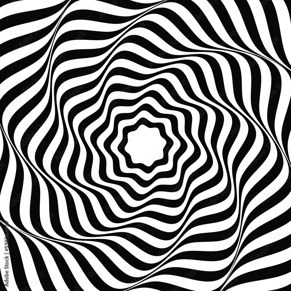 Optical illusion background optical illusion wavy flat wallpaper modern ...