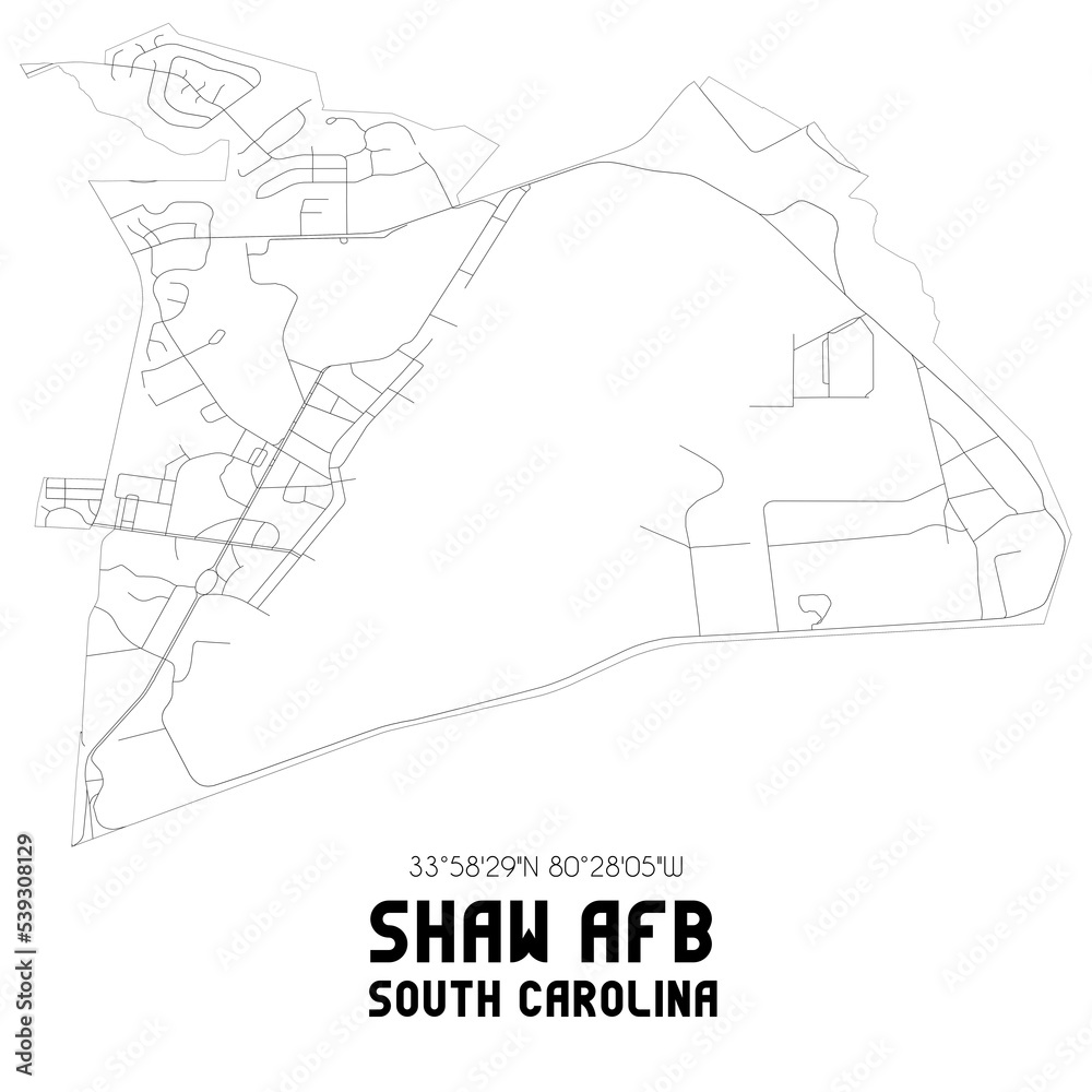 Shaw Air Force Base Map