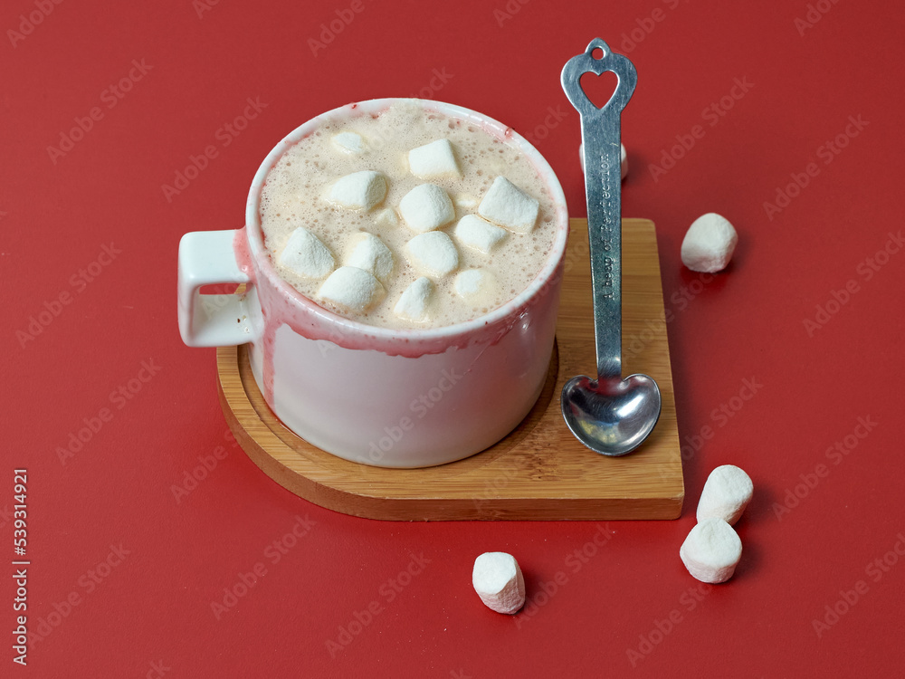 café con leche y bombones, escarchado con dulce Stock Photo | Adobe Stock