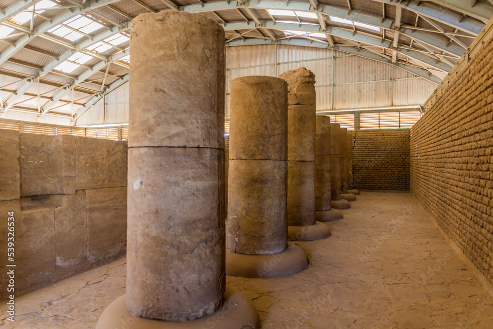 Buhen temple at the grounds of Sudan National Museum in Khartoum ...