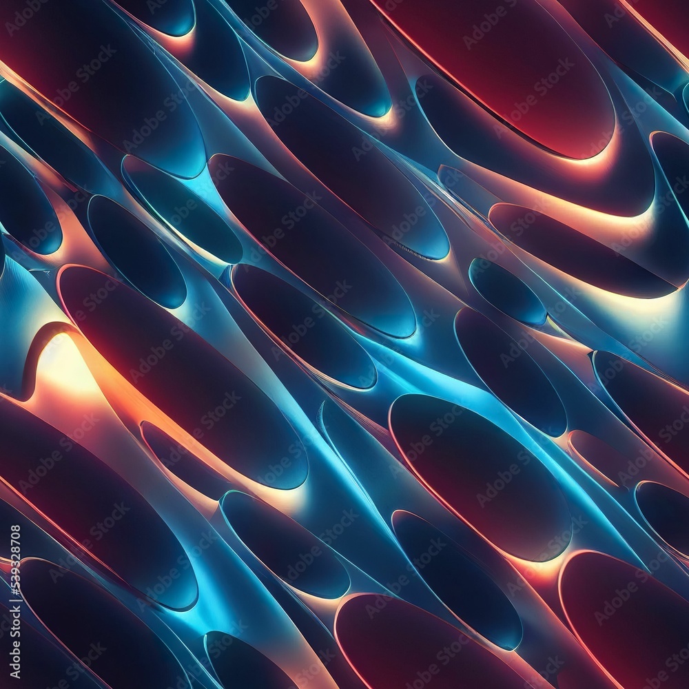 Seamless tech sci-fi pattern texture illustration repeating background ...