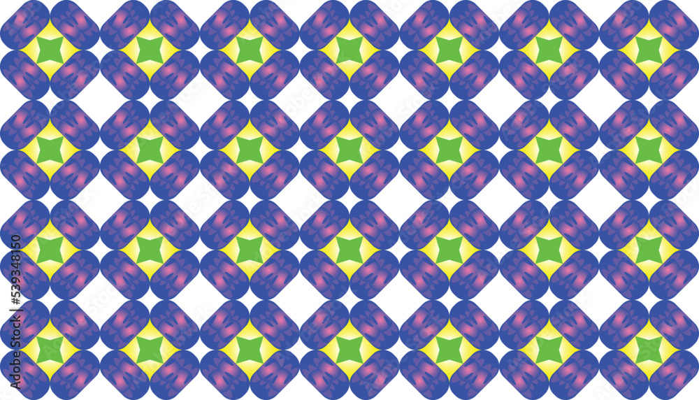 Indonesian Batik vector design with beautiful simple stars and eclips ...