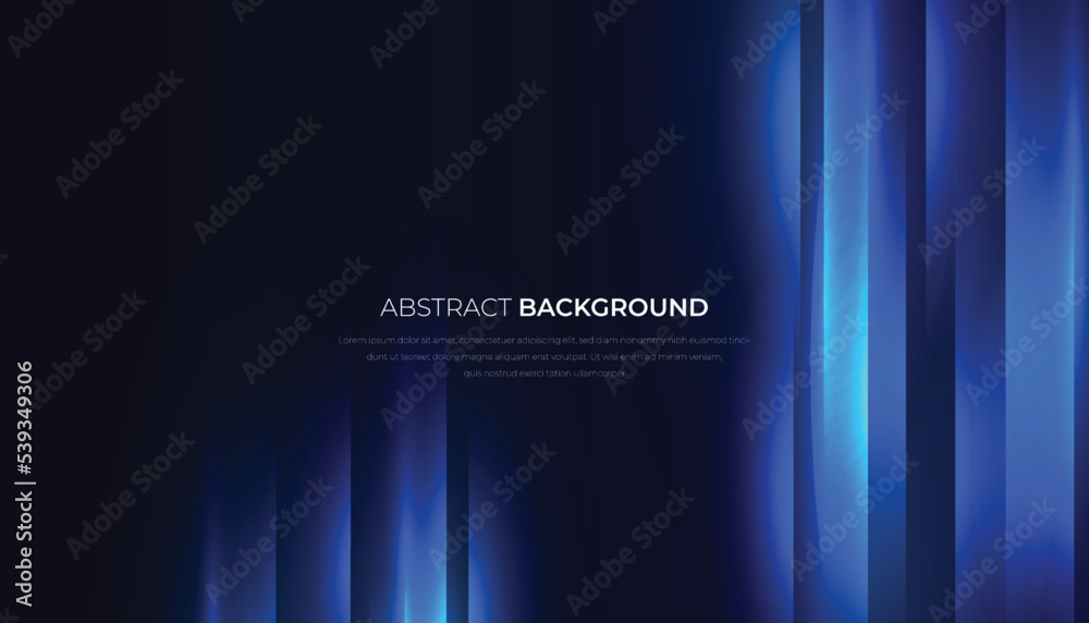 Abstract Blue Technology Futuristic Background with Blur Light Effect ...