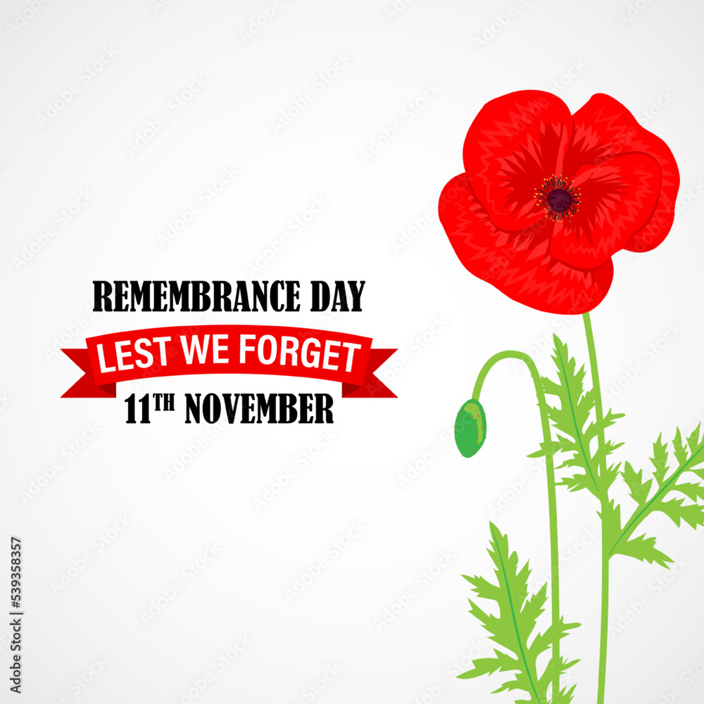 vector illustration for USA remembrance day card banner flyer poster ...