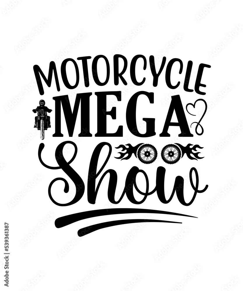 Motorcycle mega show SVG, Motorcycle SVG, Motorcycle design, American ...