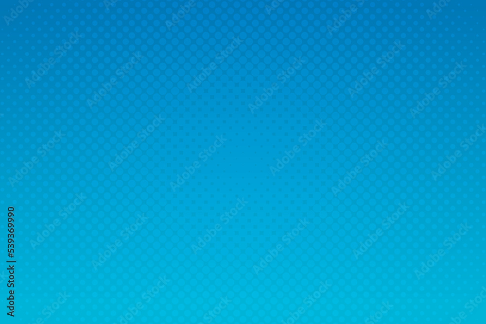 Blue pop art background with halftone dots in retro comic style. Vector ...