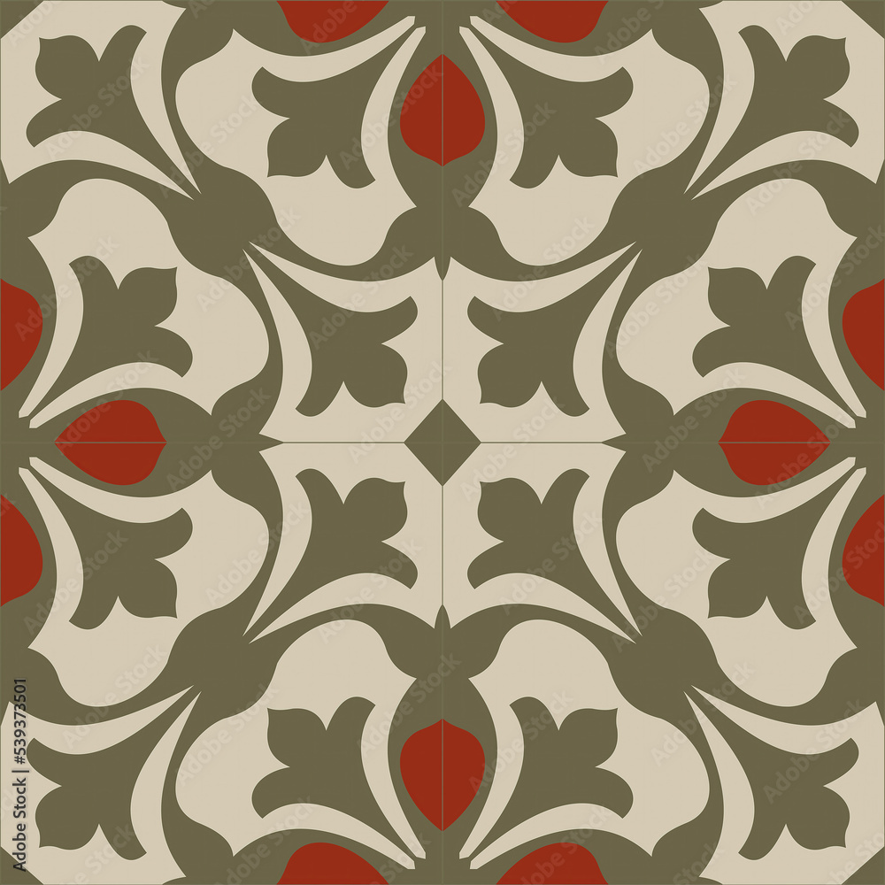 Seamless Cement Tile Design – Athangudi Tile, Moroccan tile, Chettinad ...