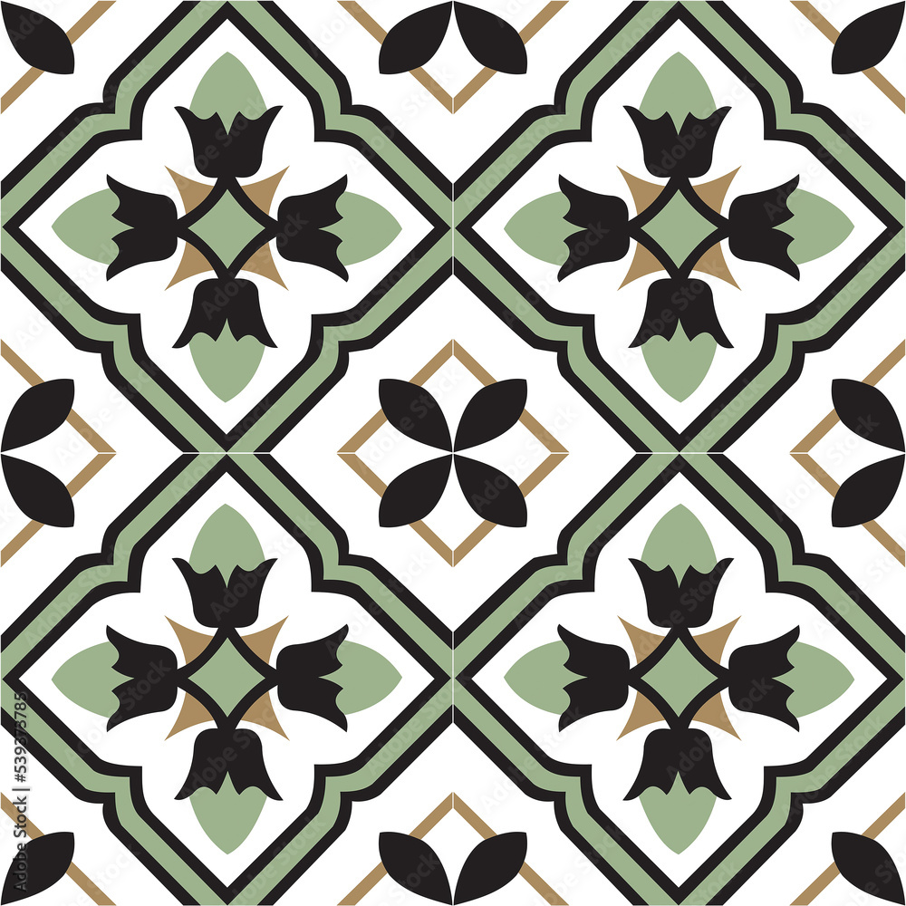 Seamless Cement Tile Design – Athangudi Tile, Moroccan tile, Chettinad ...