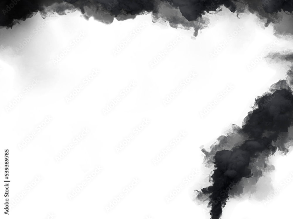 Dark Smoke bomb overlay, Photoshop smoke Bombs, black color smoke ...