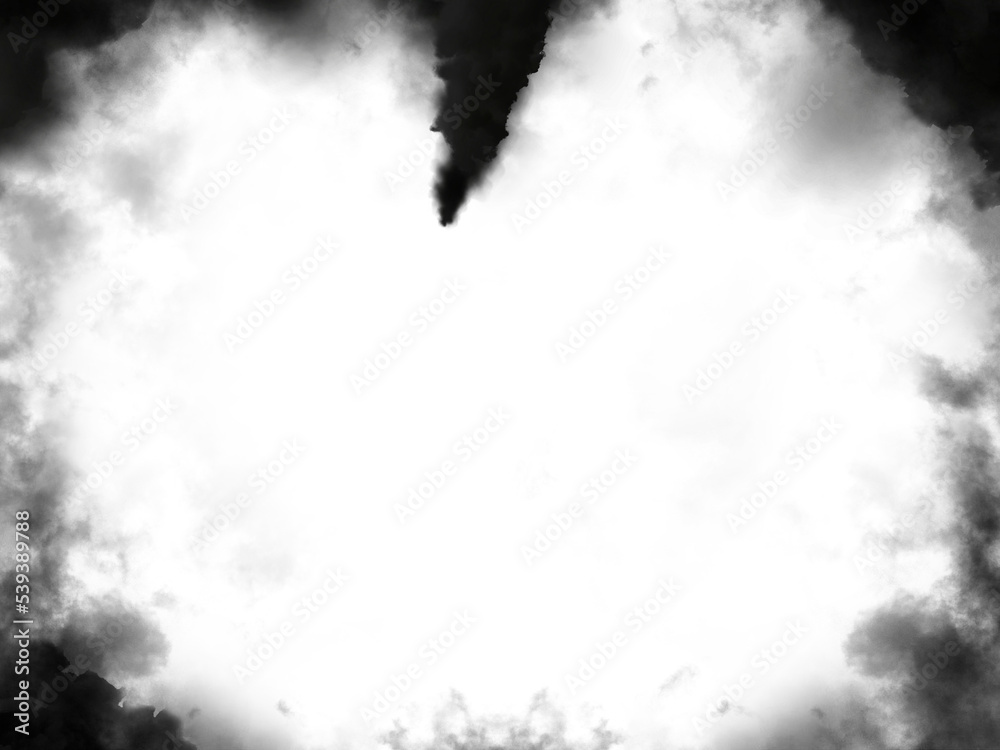 Dark Smoke bomb overlay, Photoshop smoke Bombs, black color smoke ...