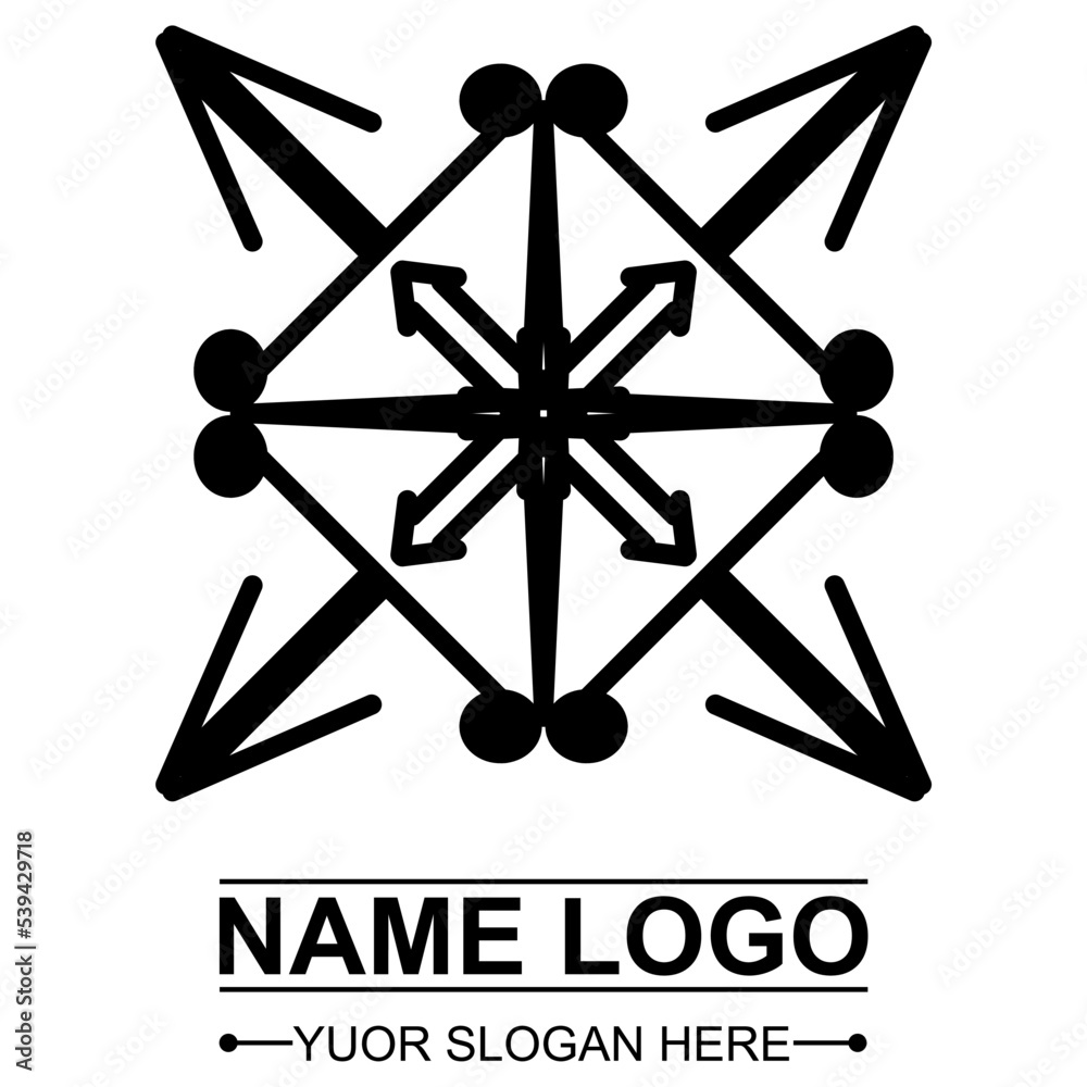 Black Vector Logo, You Can Change The Color As You Like. Isolated White ...