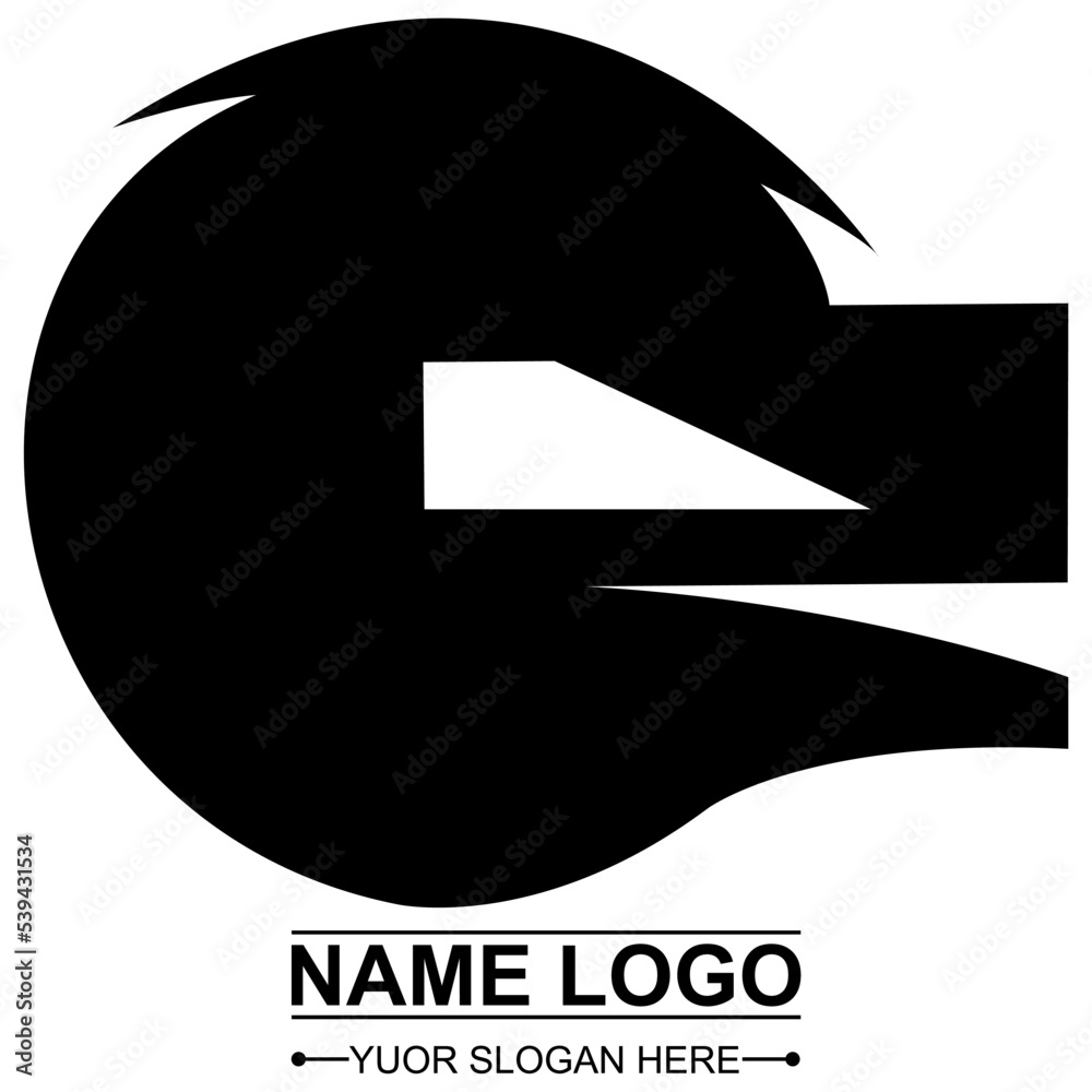 Black Vector Logo, You Can Change The Color As You Like. Isolated White ...