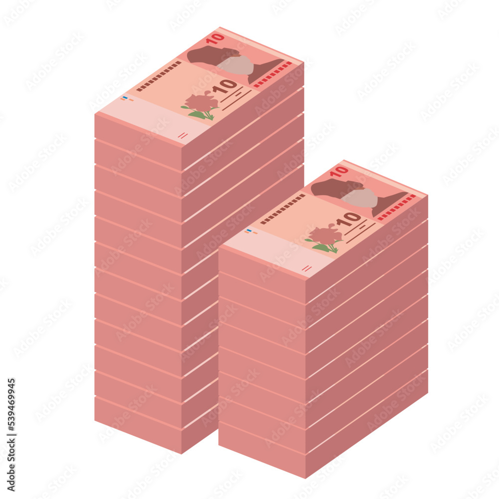 Vecteur Stock Malaysian Ringgit Vector Illustration. Malaysia money set ...