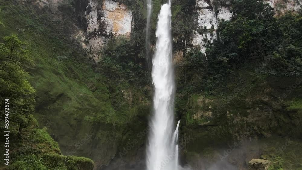Matayangu Waterfall Surrounded With Cliffs And Trees In Sumba Island ...