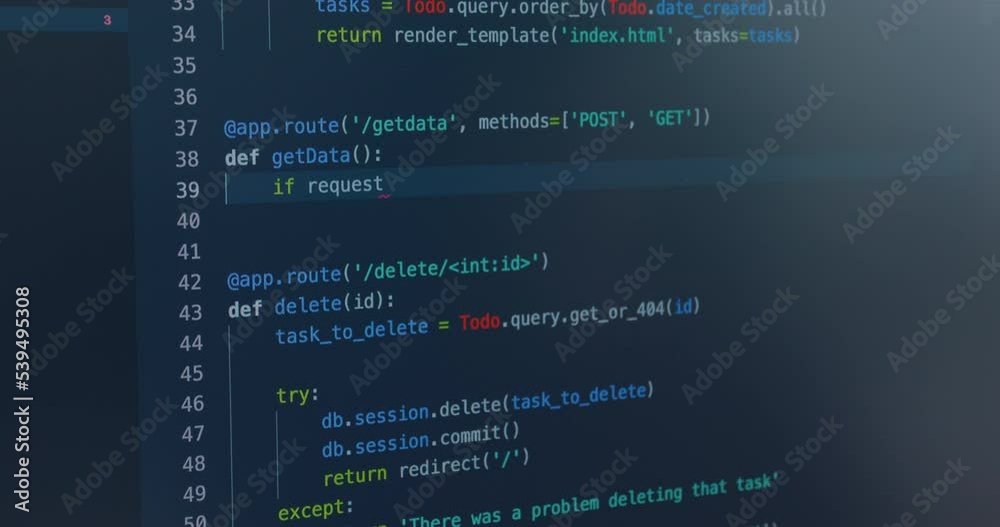 Vídeo do Stock: DEV desktop PC screen in AI code in IT developer skill ...
