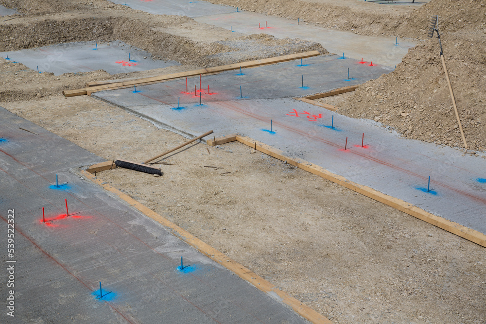 On site: Working at the basement - installation of underground ...