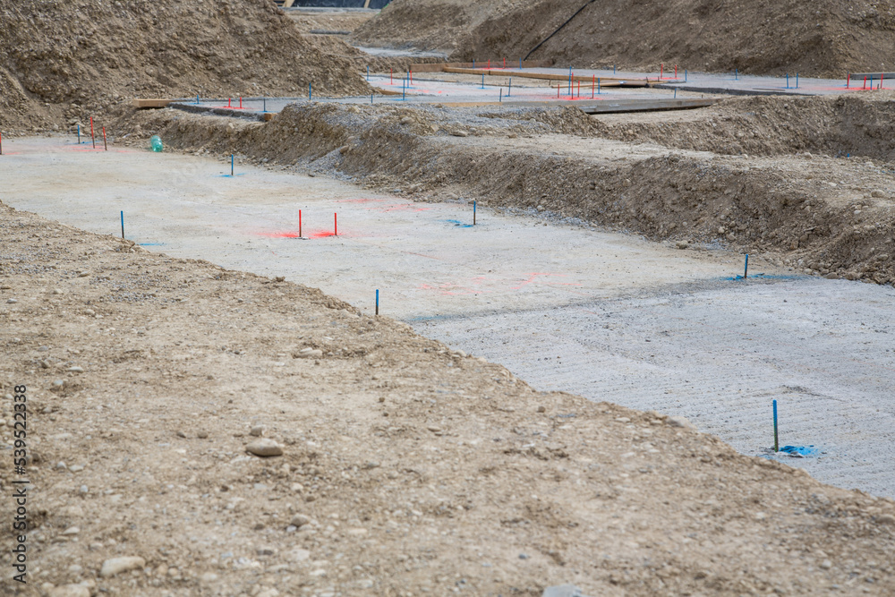 On site: Working at the basement - installation of underground ...