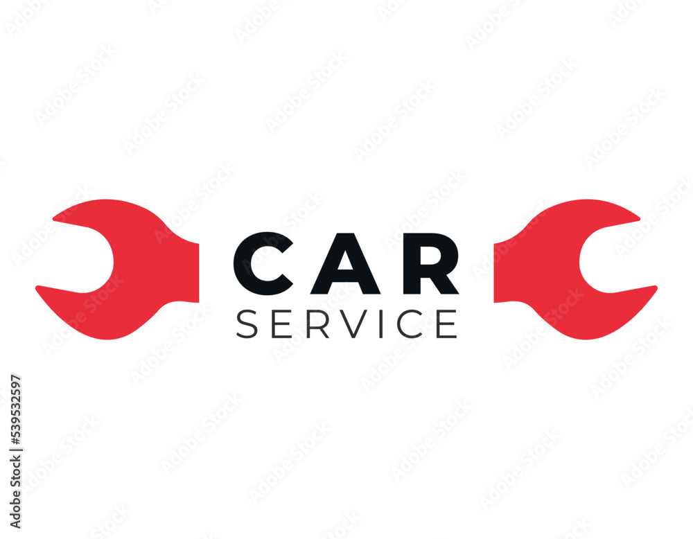 Car service logo. Vector illustration Stock Vector | Adobe Stock