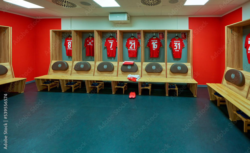 Home changing room at Mewa Arena - the official playground of FC Mainz ...